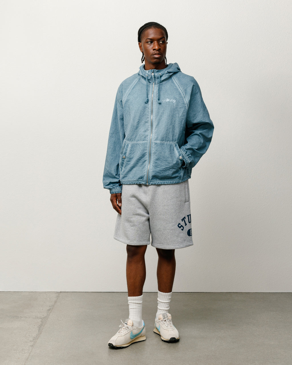 Beach Shell Garment Dyed – Blue | Outerwear | Stüssy UK