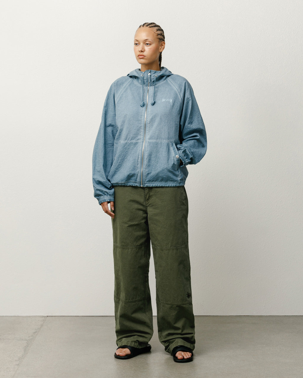 Beach Shell Garment Dyed – Blue | Outerwear | Stüssy UK